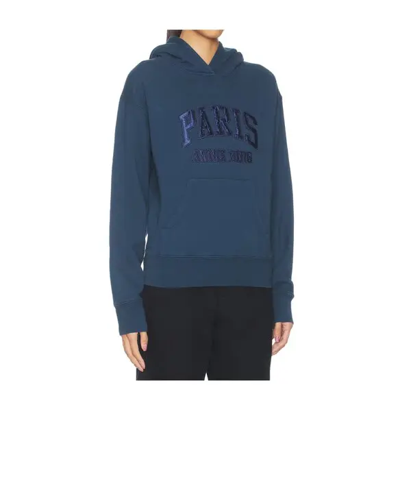 ANINE BING Debbie Appliqué Hoodie