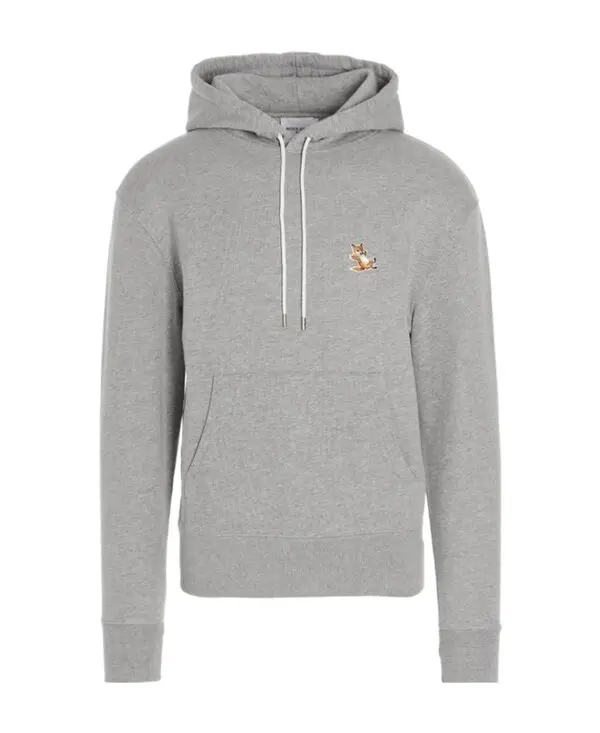 Maison Kitsuné Fox Embroidered Cotton Hoodie