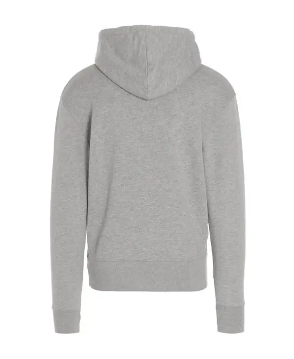 Maison Kitsuné Fox Embroidered Cotton Hoodie