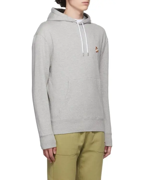 Maison Kitsuné Fox Embroidered Cotton Hoodie