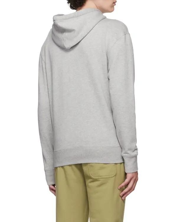 Maison Kitsuné Fox Embroidered Cotton Hoodie