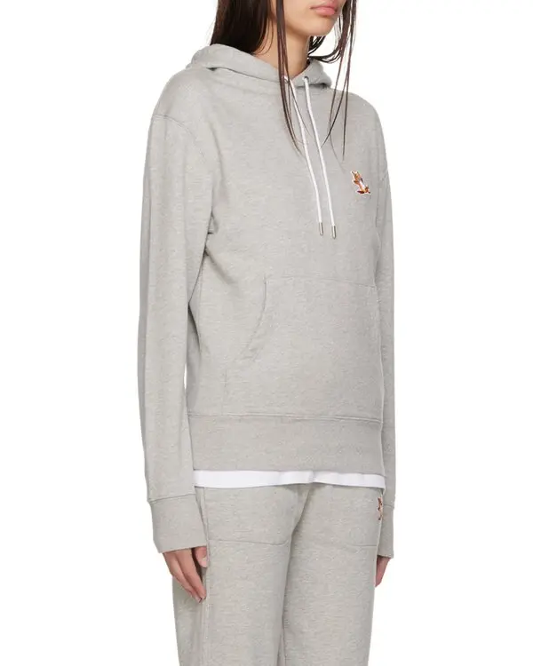 Maison Kitsuné Fox Embroidered Cotton Hoodie