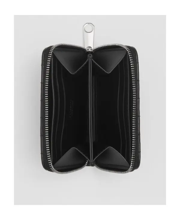 Burberry Lola Quilted Mini Wallet - Black/palladium