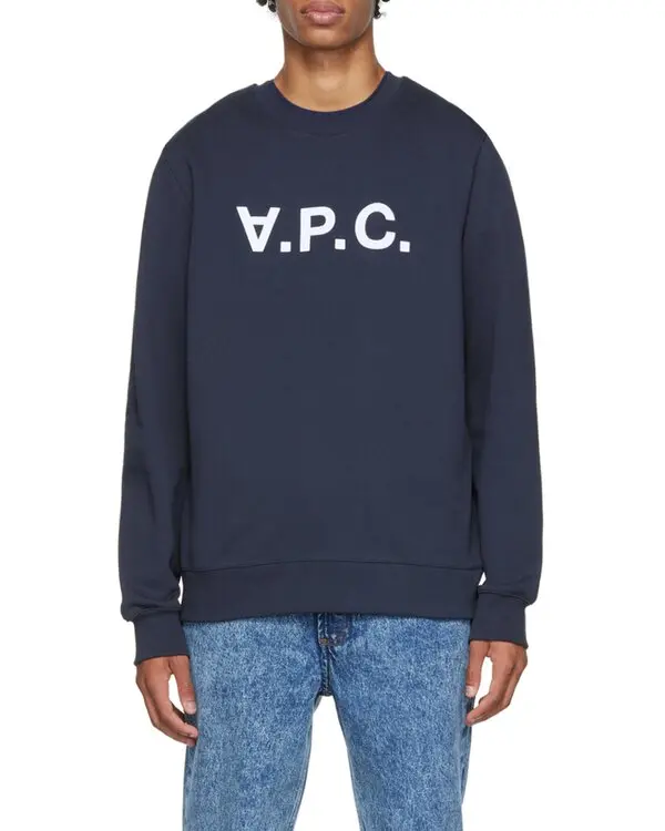 A.p.c. Logo Print Crewneck Sweatshirt