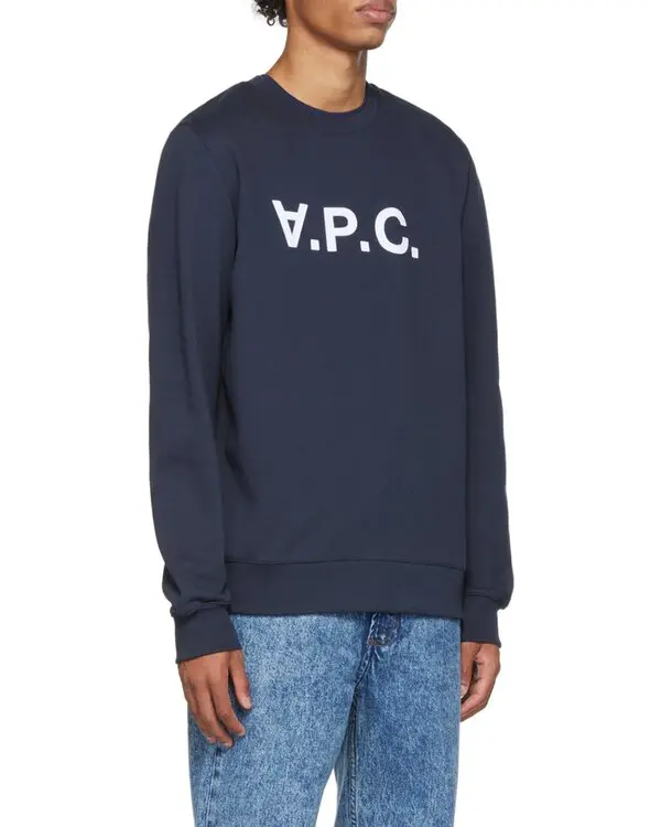 A.p.c. Logo Print Crewneck Sweatshirt