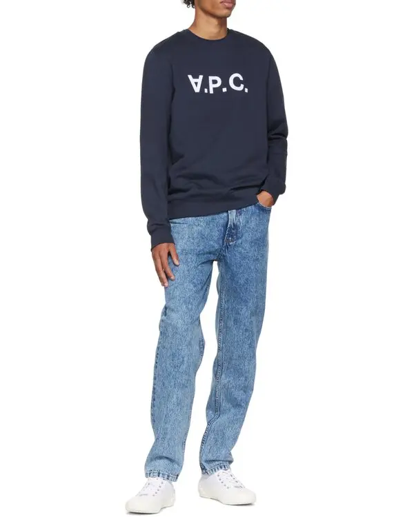 A.p.c. Logo Print Crewneck Sweatshirt