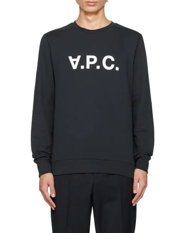 A.p.c. Logo Print Crewneck Sweatshirt