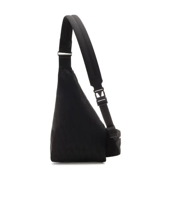 Valentino Garavani Toile Iconographe Zip-up One-shoulder Backpack