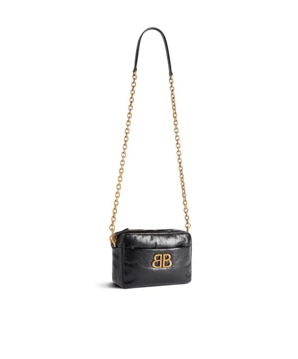 Balenciaga Monaco Xs Camera Bag With Chain Strap