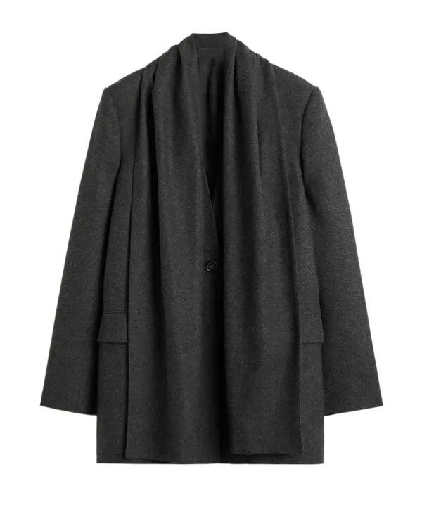 TOTEME V-neck Scarf Suit Jacket