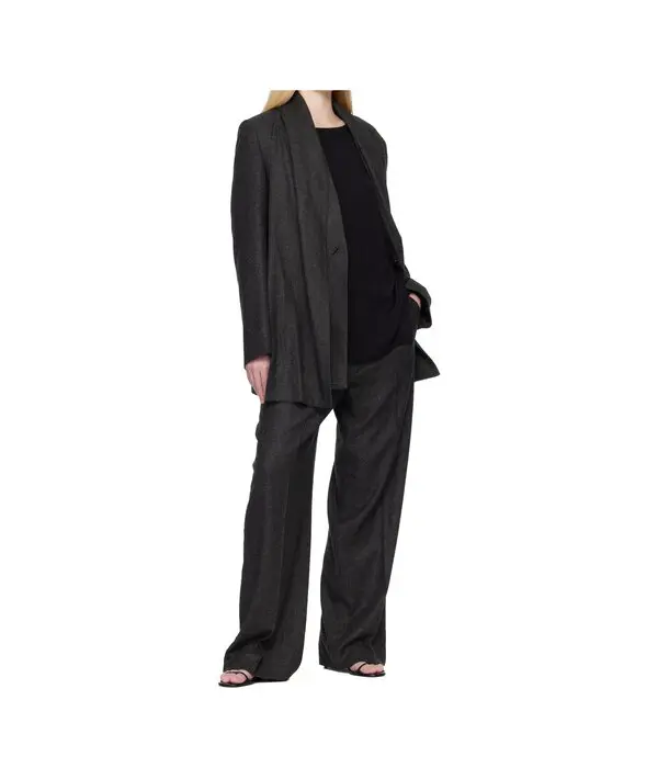 TOTEME V-neck Scarf Suit Jacket
