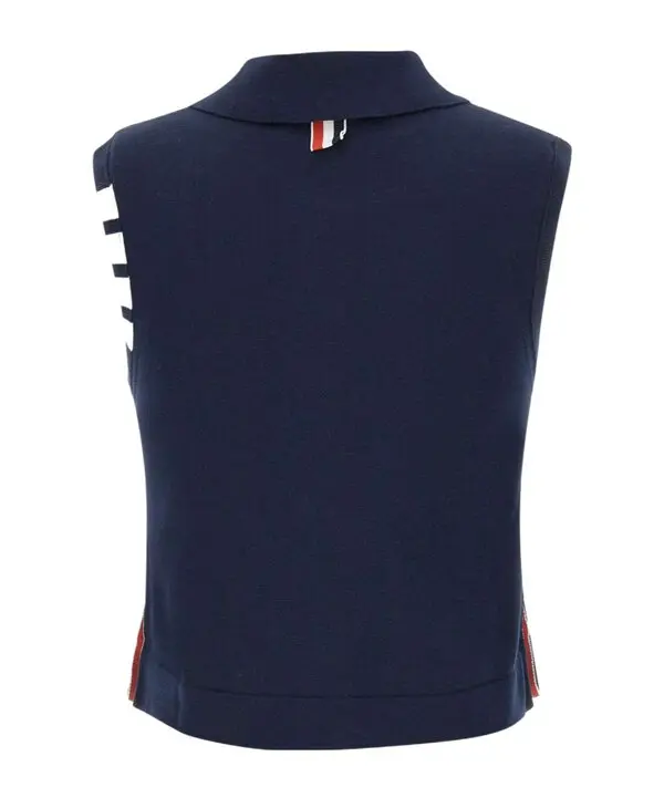 Thom Browne 4-bar Buttoned Vest