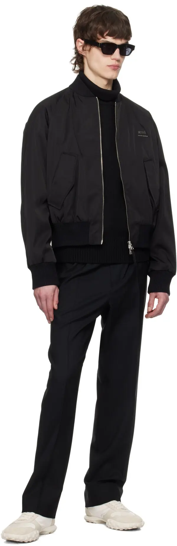 Ami Twill Bomber Jacket