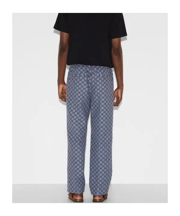 Gucci Gg Houndstooth Wool Leisure Pants