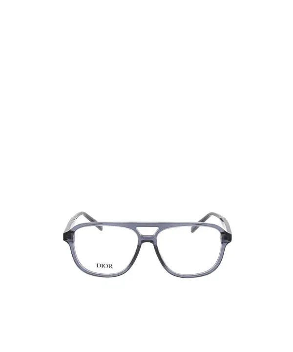 Dior Square Frame Eyeglasses - Gray