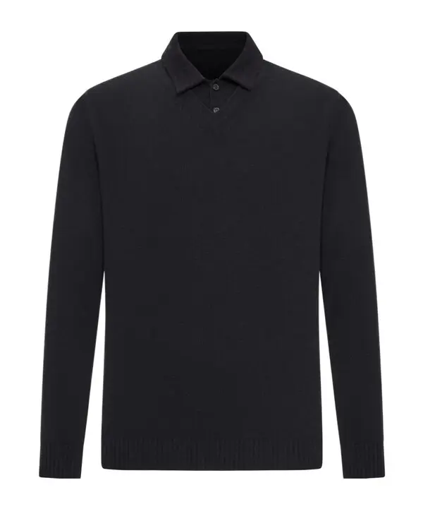 ROBERTO COLLINA Buttoned Cotton-piquet Polo Shirt