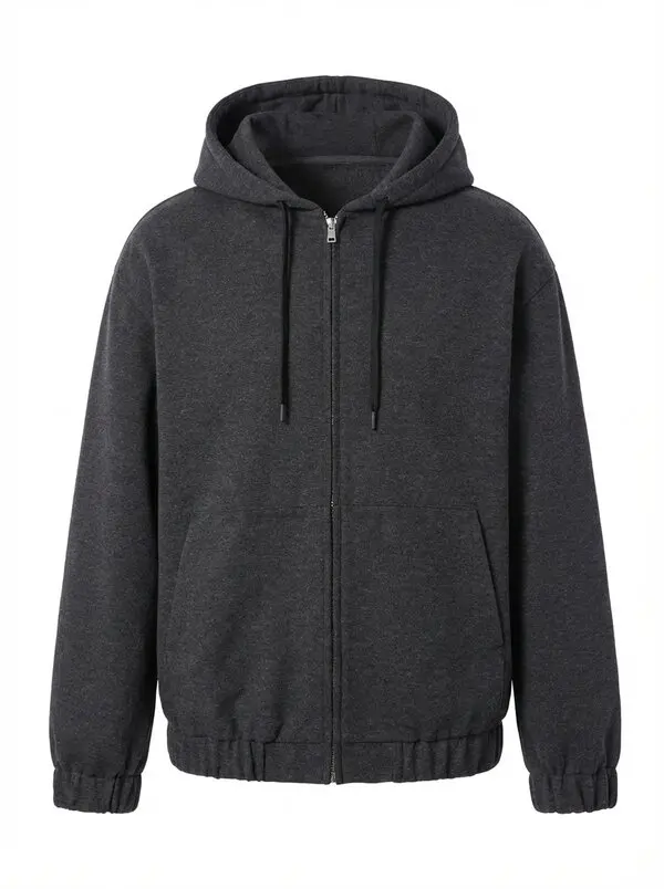 Gucci Wool Hooded Zip-up Jacket