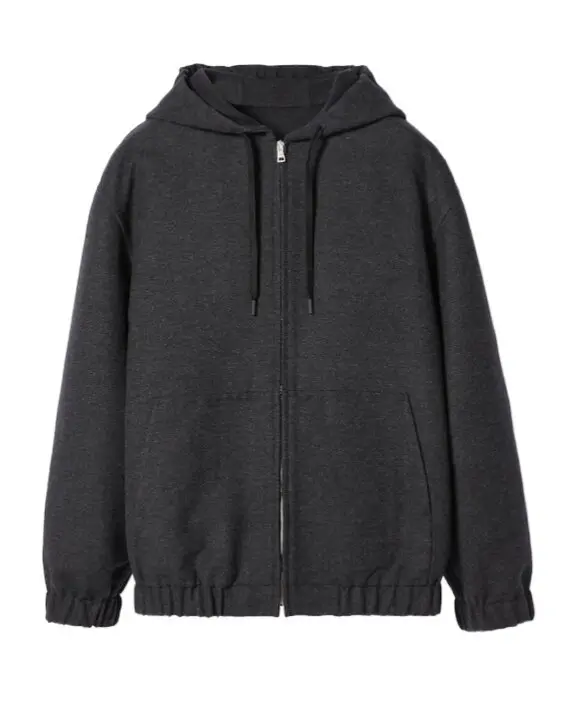 Gucci Wool Hooded Zip-up Jacket