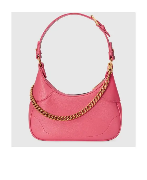 Gucci Small Aphrodite Shoulder Bag With Double G Detail - Pink