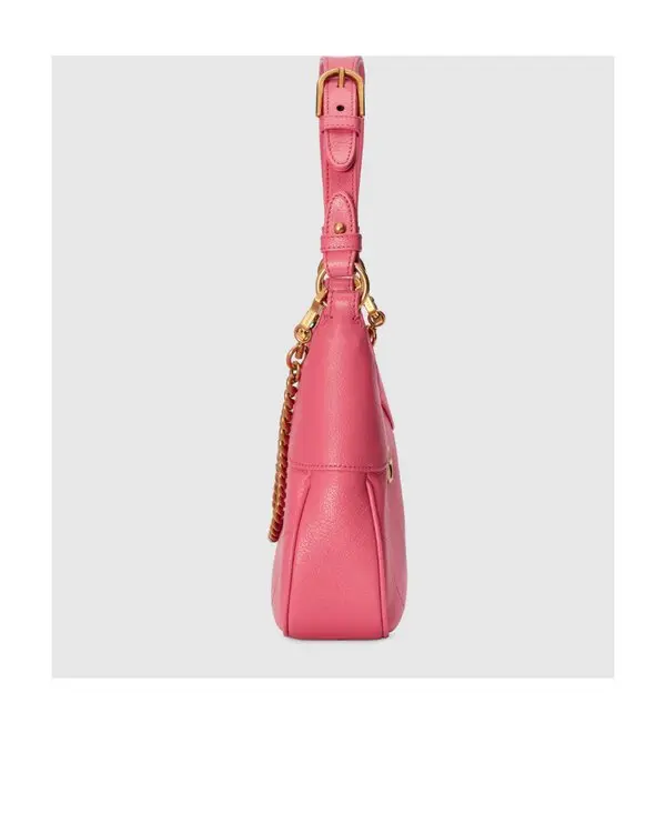 Gucci Small Aphrodite Shoulder Bag With Double G Detail - Pink