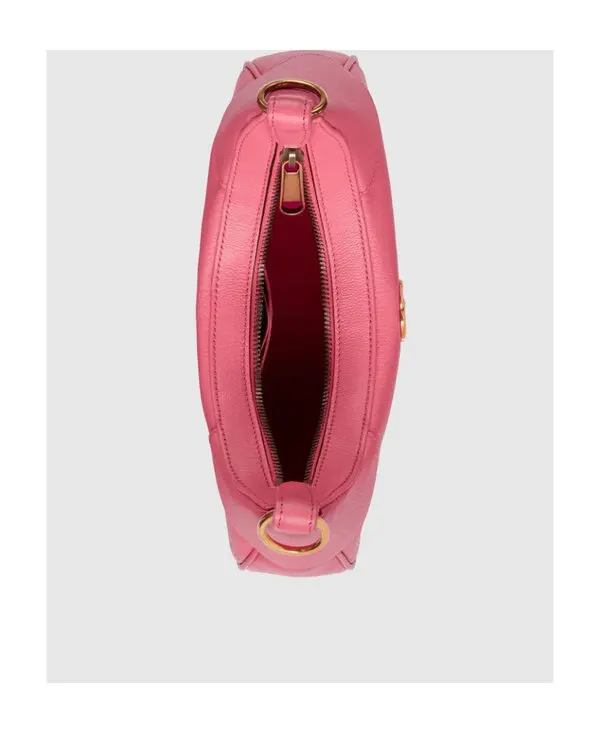 Gucci Small Aphrodite Shoulder Bag With Double G Detail - Pink