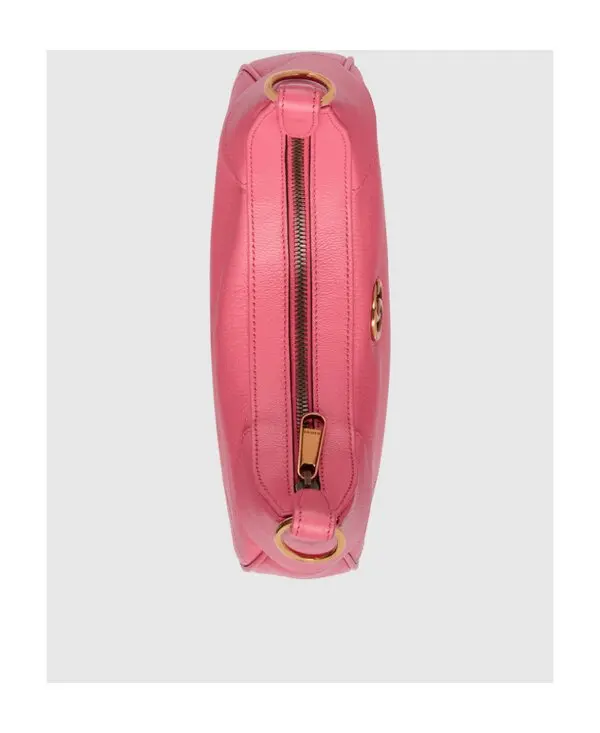 Gucci Small Aphrodite Shoulder Bag With Double G Detail - Pink