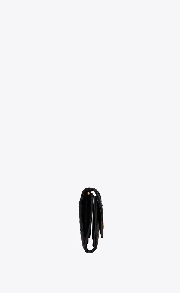Saint Laurent Monogram Compact Tri-fold Wallet