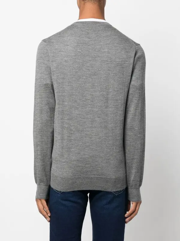 Ralph Lauren Polo Pony Embroidered Merino Wool Knit Jumper