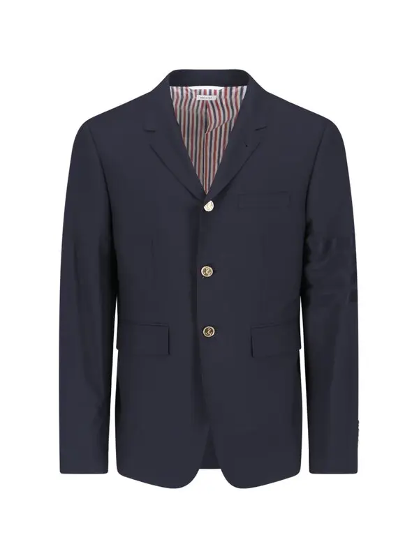 Thom Browne Four-bar Stripe Detail Sport Jacket - Deep Blue
