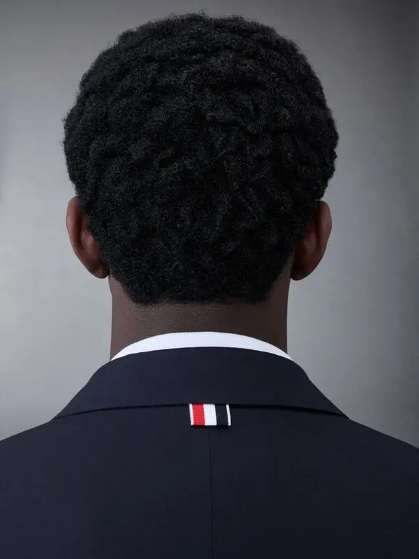 Thom Browne Four-bar Stripe Detail Sport Jacket - Deep Blue