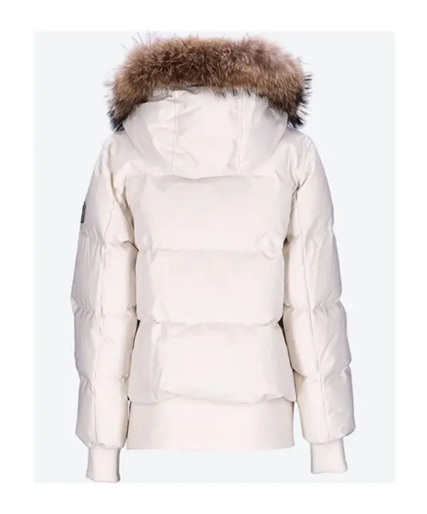 Mackage Hooded Zip-up Cotton Jacket With Drawstring Accents