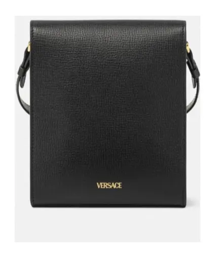 Versace Medusa Biggie Foldover Top Crossbody Bag