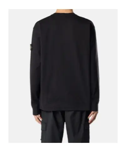 Stone Island Regular-fit Crewneck Sweatshirt With Badge