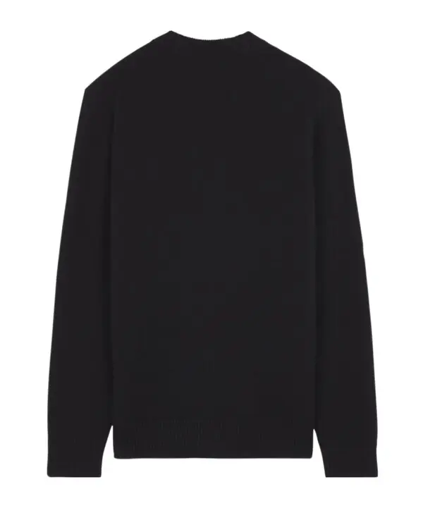 Maison Kitsuné Bold Fox Head-patch Button-up Cardigan - Black