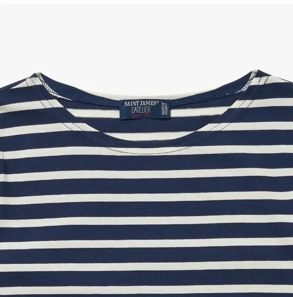 Saint James Striped Crewneck T-shirt