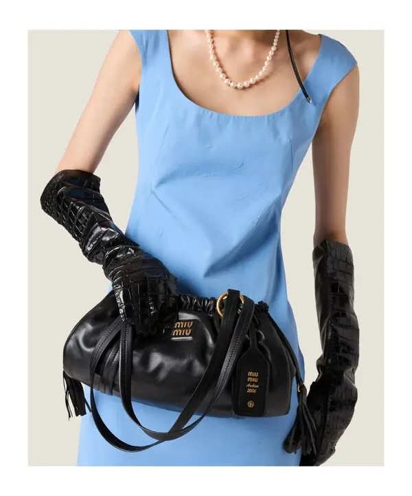 Miu Miu Joie Nappa Leather Bag