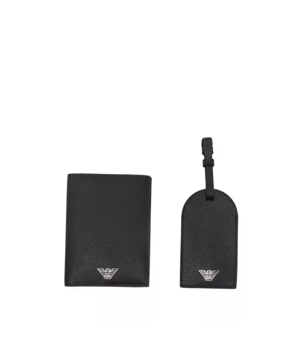 Emporio Armani Logo Travel Set - Black