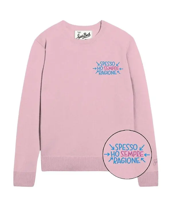 MC2 SAINT BARTH Embroidered Knit Sweater