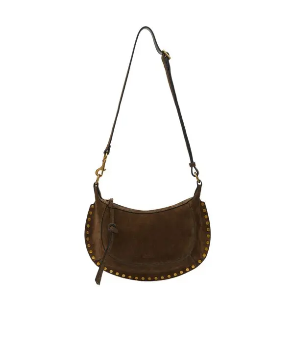 Isabel Marant Étoile Oskan Moon Zipped Medium Shoulder Bag - Bronze