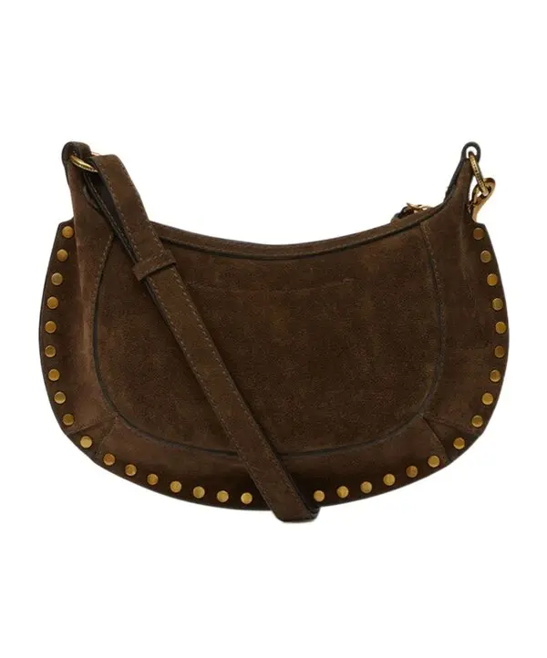 Isabel Marant Étoile Oskan Moon Zipped Medium Shoulder Bag - Bronze