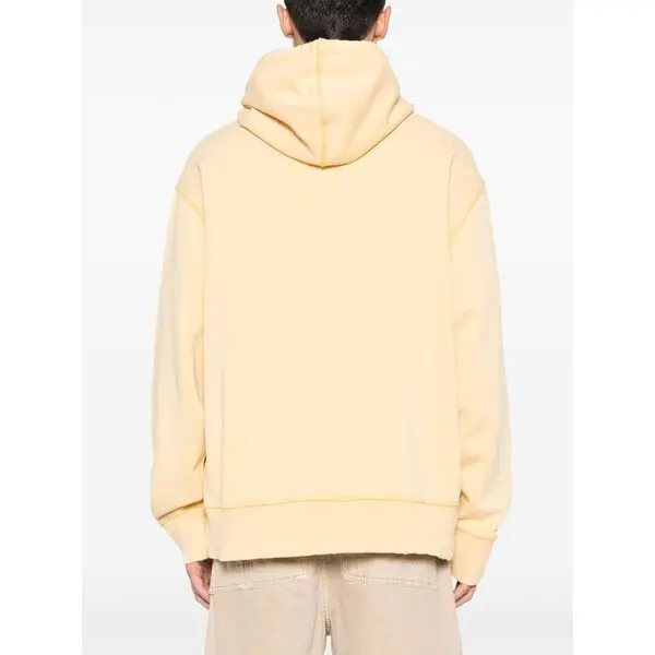 Ami Logo Embroidered Drawstring Hoodie