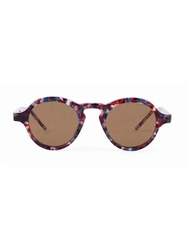 Thom Browne Round Frame Sunglasses - Brown