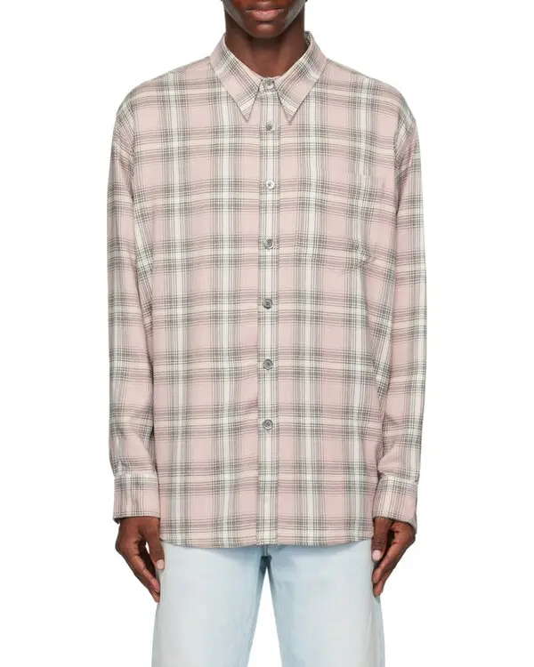 Ami Checked Long-sleeved Shirt