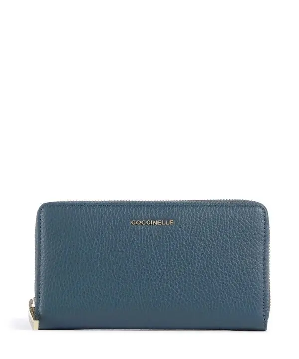 COCCINELLE Logo Lettering Zipped Wallet