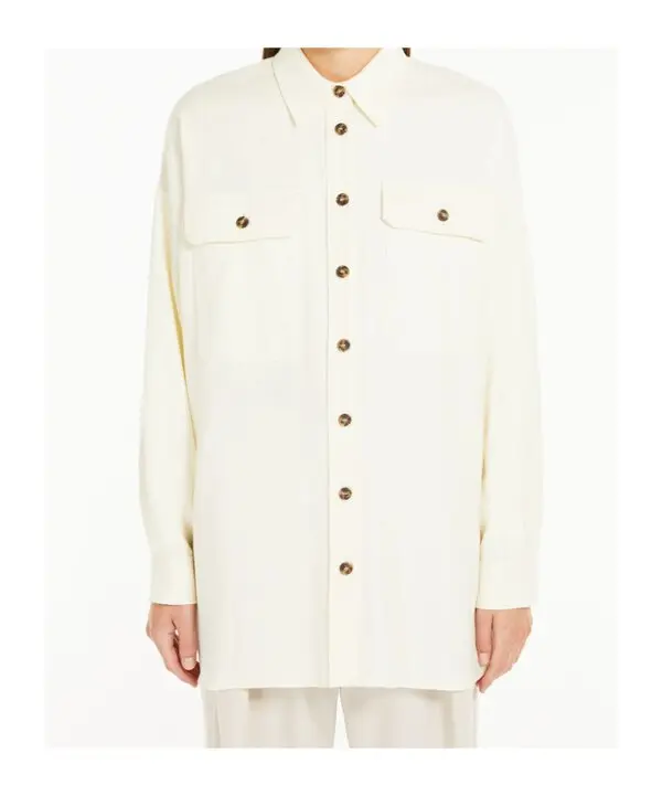 Max Mara Oversized Shirt With Classic Collar