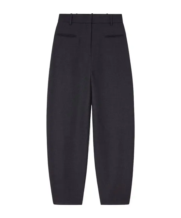 GANNI Grey Wool Suiting Trousers