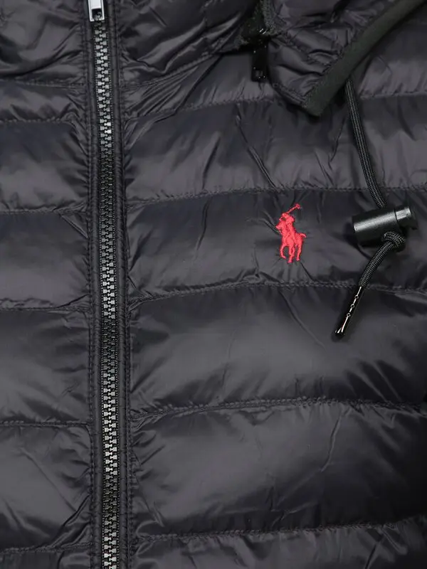 Ralph Lauren Polo Water-resistant Packable Hooded Jacket - Black