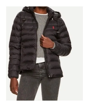 Ralph Lauren Polo Water-resistant Packable Hooded Jacket - Black