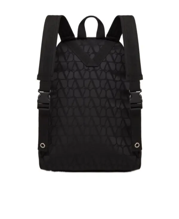 Valentino Garavani Toile Iconographe Zip-up Backpack