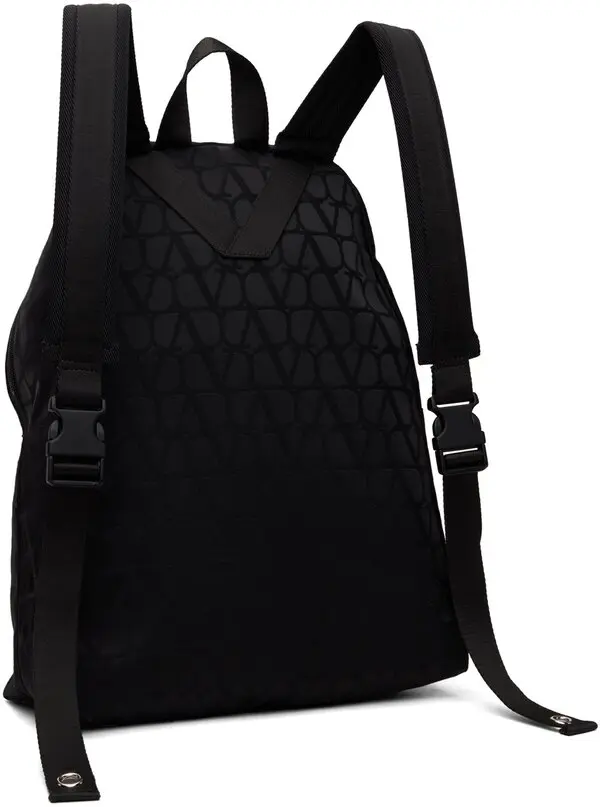 Valentino Garavani Toile Iconographe Zip-up Backpack